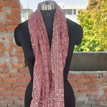 Very Traditional Hand Made Block Printed Dupatta Women Wear Head Cover ...