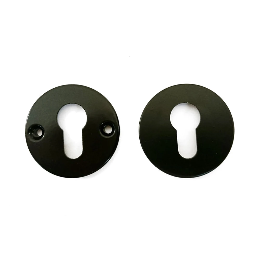 Aluminum Lever Handle with Escutcheon - Spring Loaded