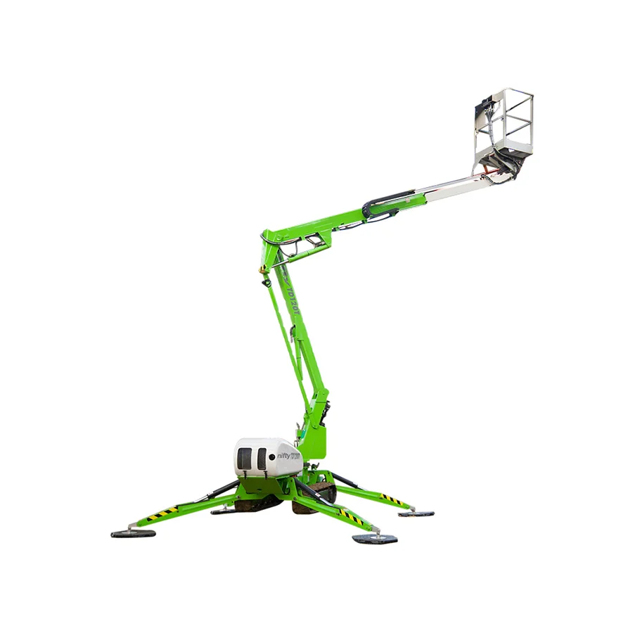 8m-20m Articulated Towable Trailer Mounted Spider Cherry Picker Boom ...