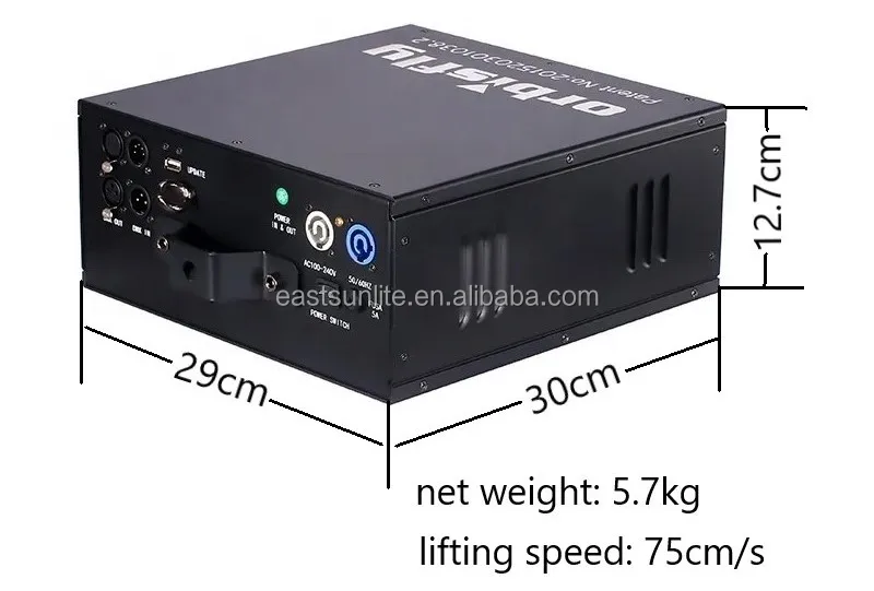 Orbisfly DMX Winch Led Kinetic Lighting for Stage Decor