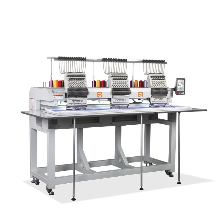 RiCOMA computer embroidery machine , High Speed 3 heads MT-series ...