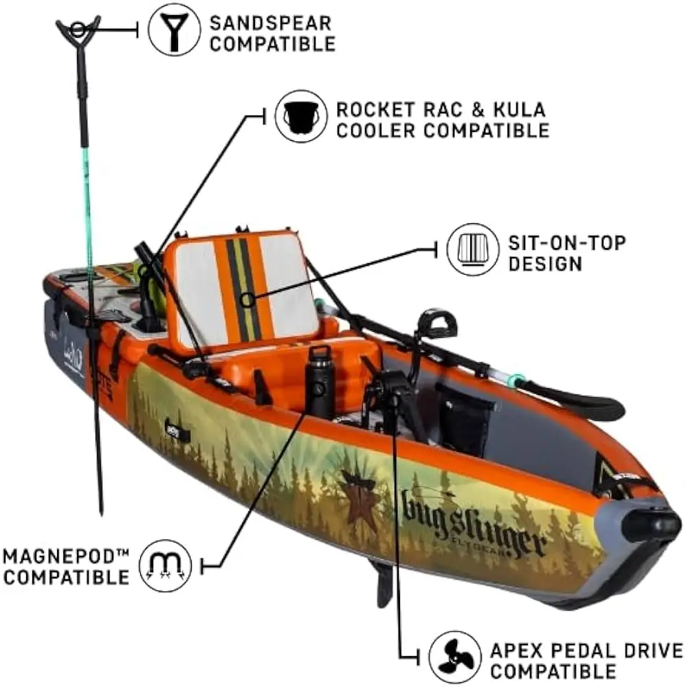 Brand New 100% Original Pk14 Angler 14-foot Sit On Top Tandem Fishing ...