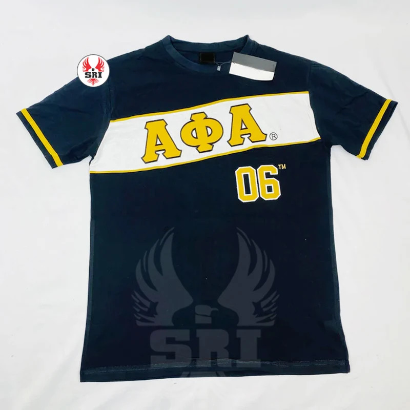 Alpha Phi | Alpha T Shirt Custom Made Embroidered Men T-shirt ...