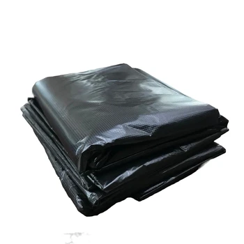 Custom Printed Black Ldpe Hdpe Plastic Bin Industrial Garbage Bag ...
