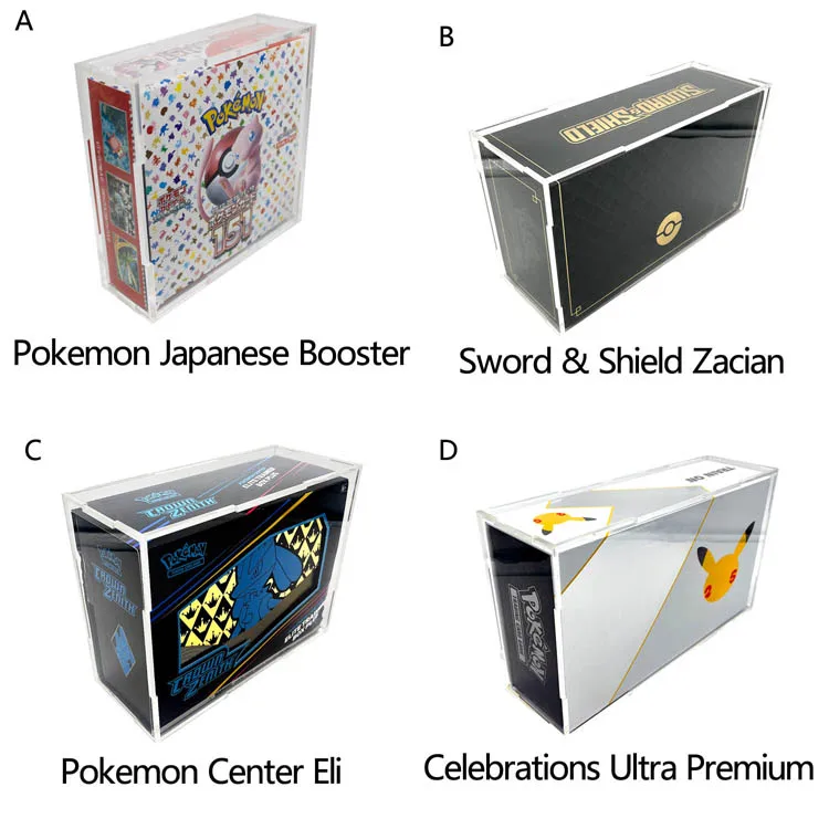 Elite Trainer Box Acrylic Display Case - ETB Case Protector