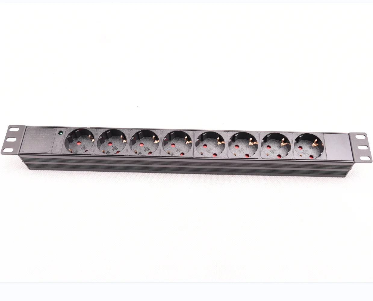 19 Inch 1u 8 Ways Germany Schuko Socket Rack Pdu With Power Indicator For Data Center - Buy Pdu ...