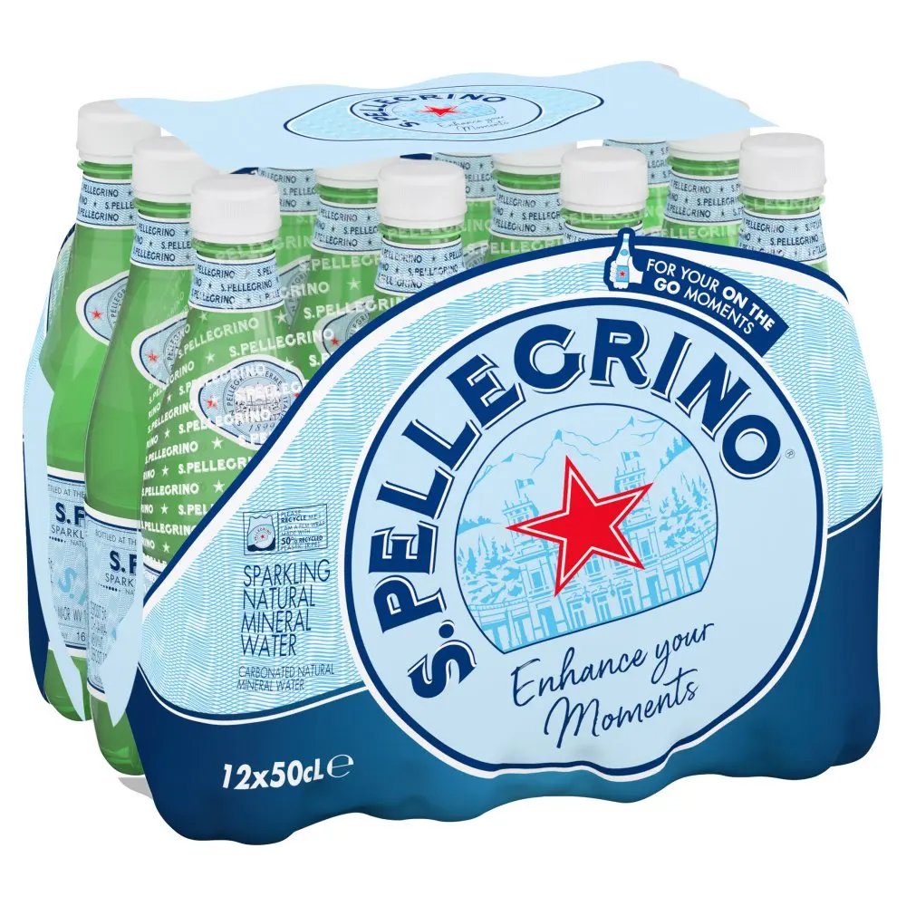 San Pellegrino Sparkling Natural Mineral Water Glass Bottle - Buy San Pellegrino Water . San ...