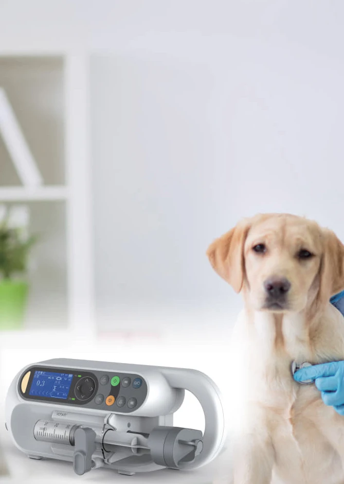 Pettic Veterinary Syringe Infusion Pump Real-time Alarm Large Lcd ...
