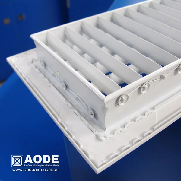 Hvac Aluminium Double Deflection Register With Fixed Core - Buy Air ...
