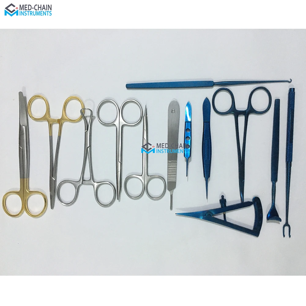 Eyelid Surgery Instruments Set 13 Pieces / Plastic Surgery Set ...