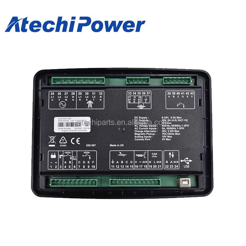 Modul Deep Sea Dse 6020 Dse6020mkii Controller Generator Parts ...