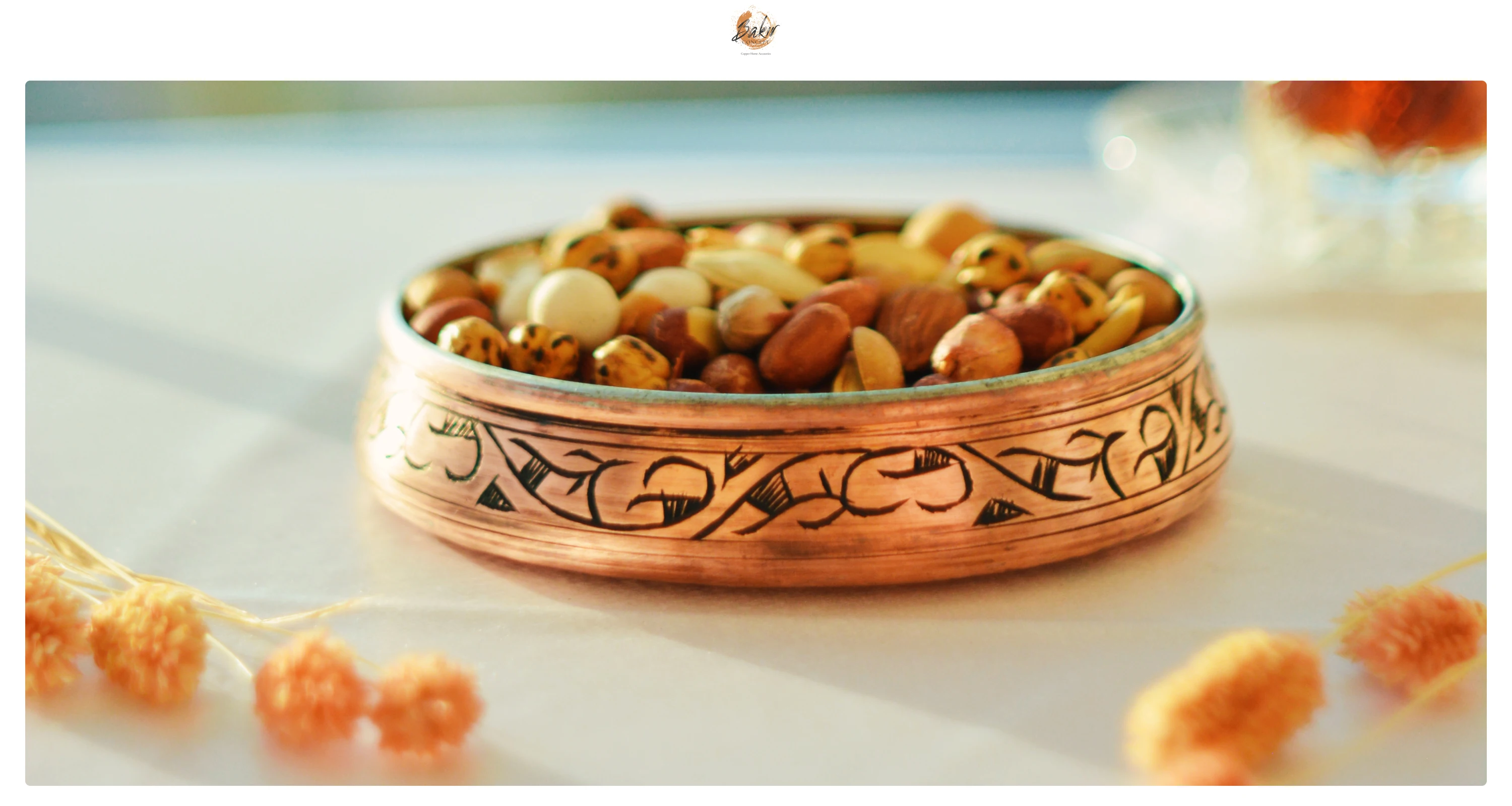 Handmade Copper Appetizer Plate Copper Dessert Plates Engraved Copper ...