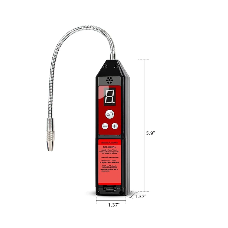 Factory Supply Refrigerant Gas Portable Refrigerant Halogen Gas Sensor ...