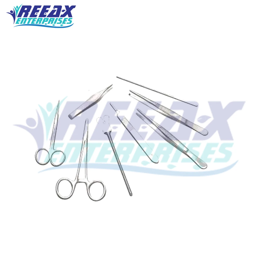 Bandage Suture Scissor Forceps Tray Set Use For Surgery Multi ...