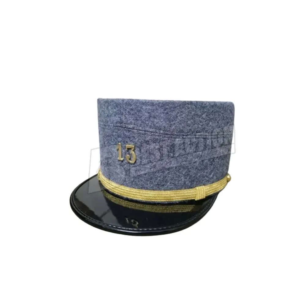 Made In Custom Design France Officer Kepi Low Price Hand Embroidery ...