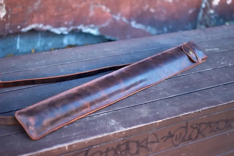 Customized Leather Snooker Cue Case - Protection & Storage