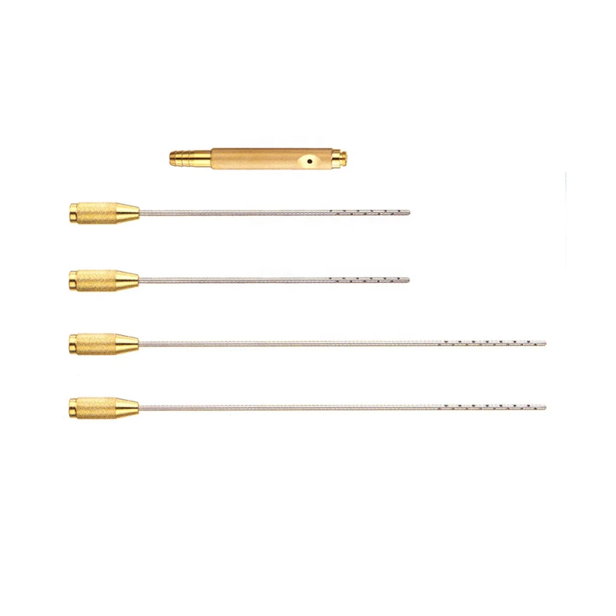 Abdomen & saddlebag Infiltration Liposuction Cannula of 5Pcs handle ...