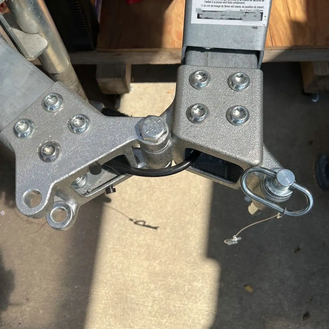 Trailear Coupling Boat Trailer Folding Swing Tongue 3" X 3"