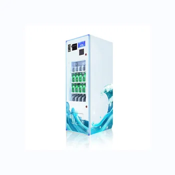 Small Drink Vending Machine With Card Reader Electronics Snacks Vending ...