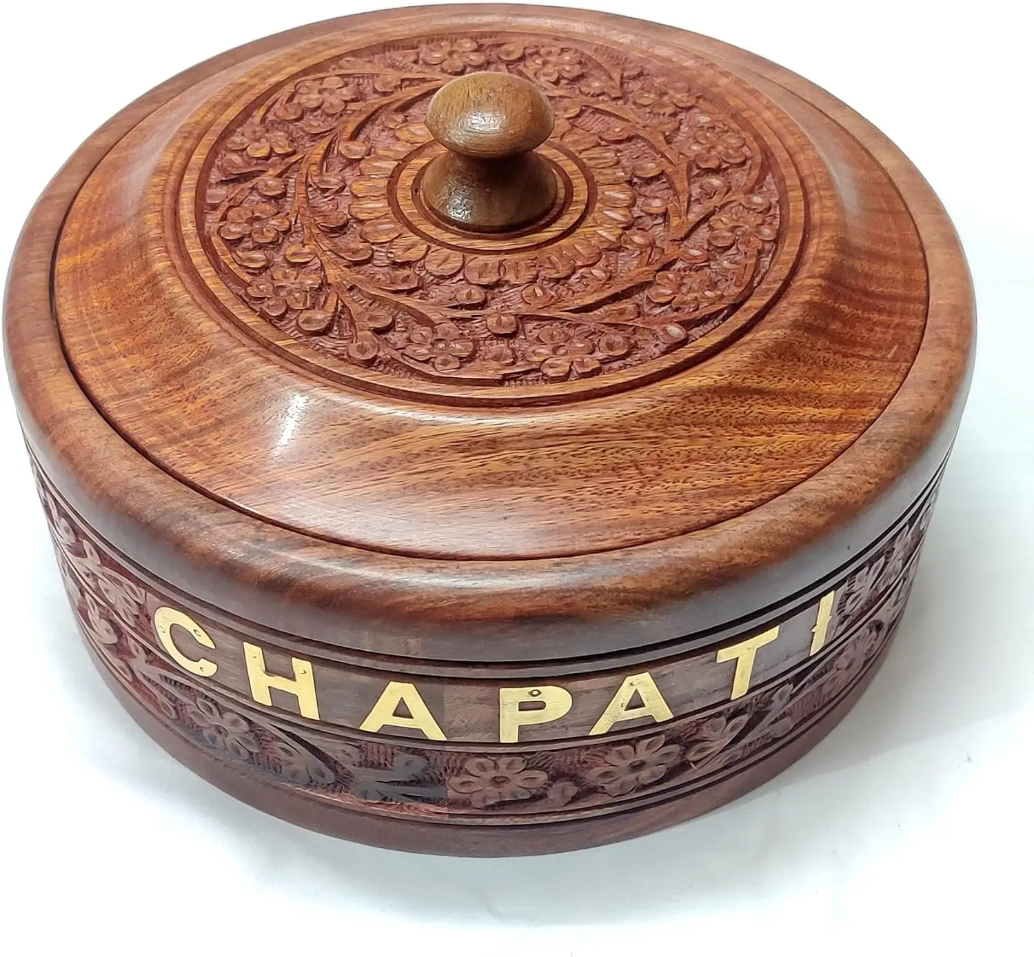 Wooden Chapati Box Chapati Box For Kitchen Wooden Hotpot Roti Box ...