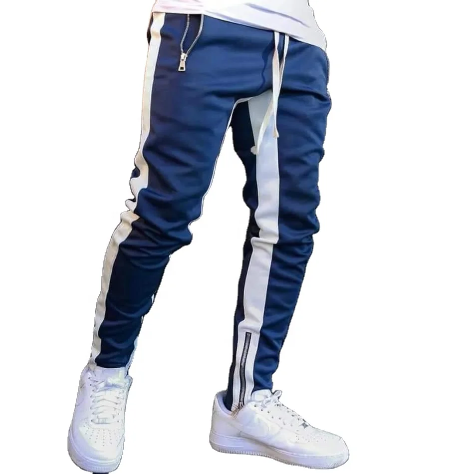 Jogger Draw String Sweatpants Track Running Active Sports Zipper ...