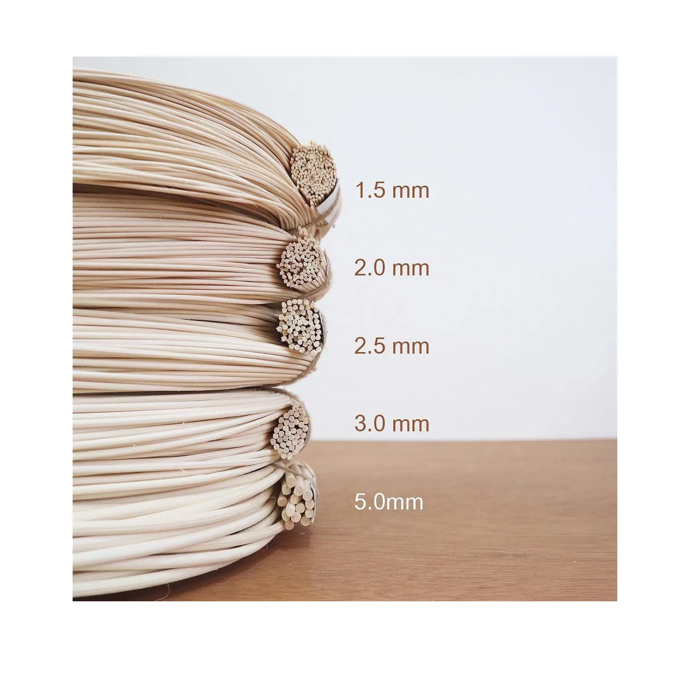 Synthetic Rattan Round Standard Rattan Round Core In Bulk For Export ...