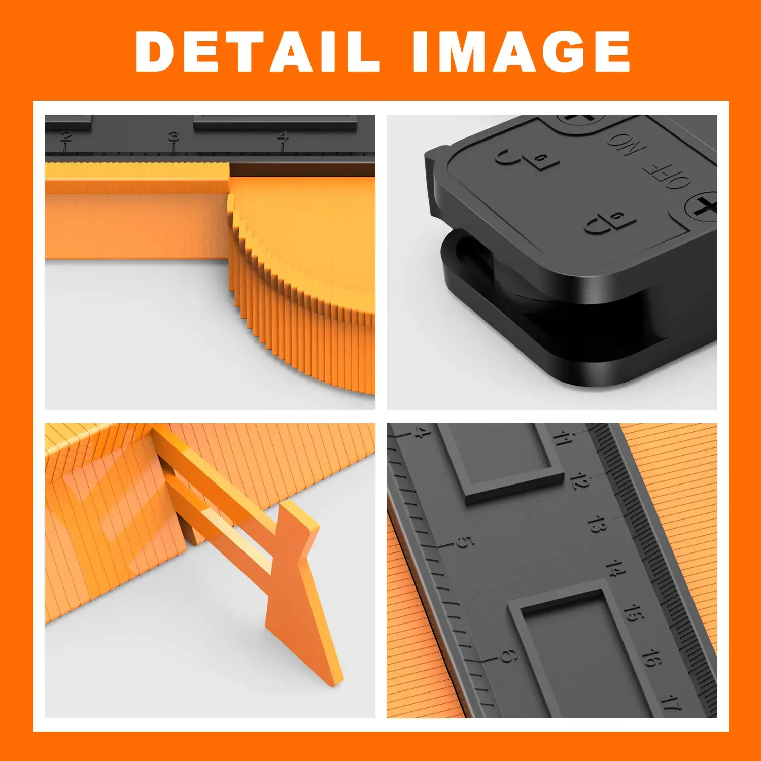 Contour Gauge With Lock 2 Pack Contour Gauge Profile Tool Contour Gauge ...