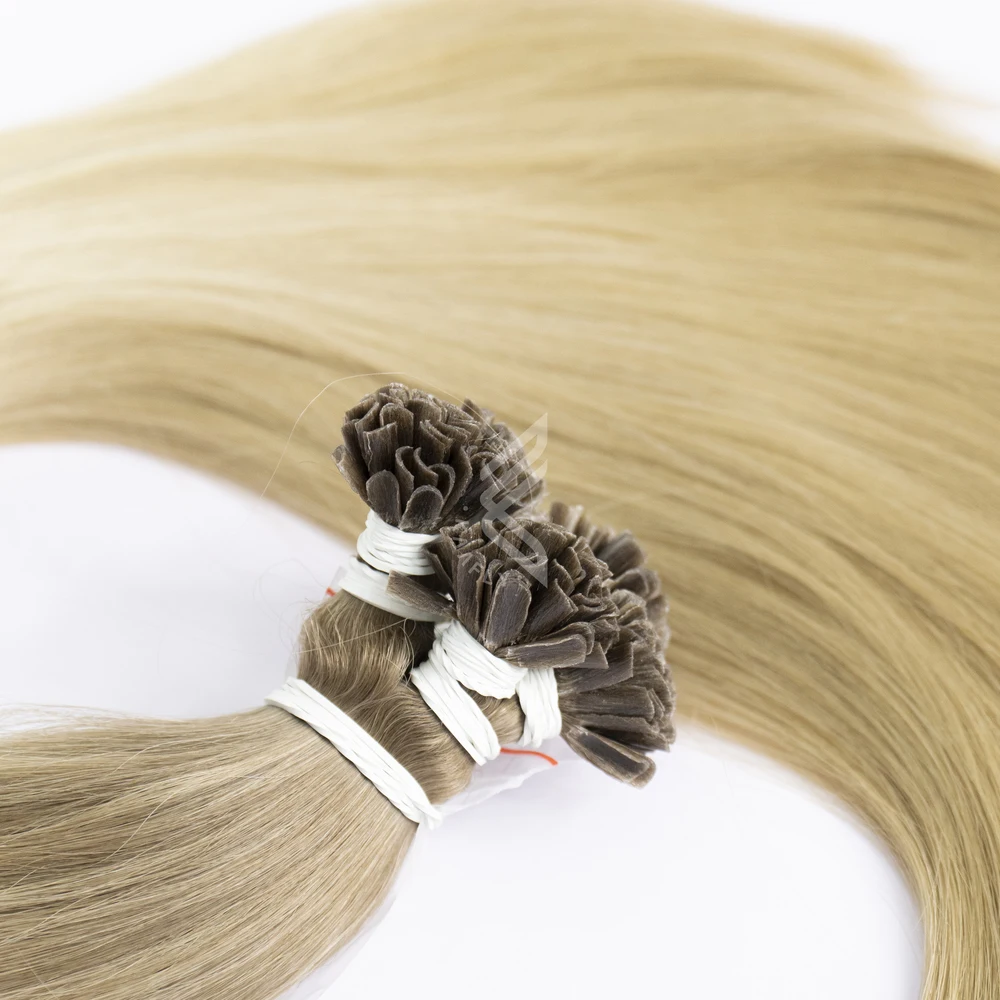 Ombre Raw U Tip Keratin Bonded Human Hair Extensions Raw Hair Cuticle