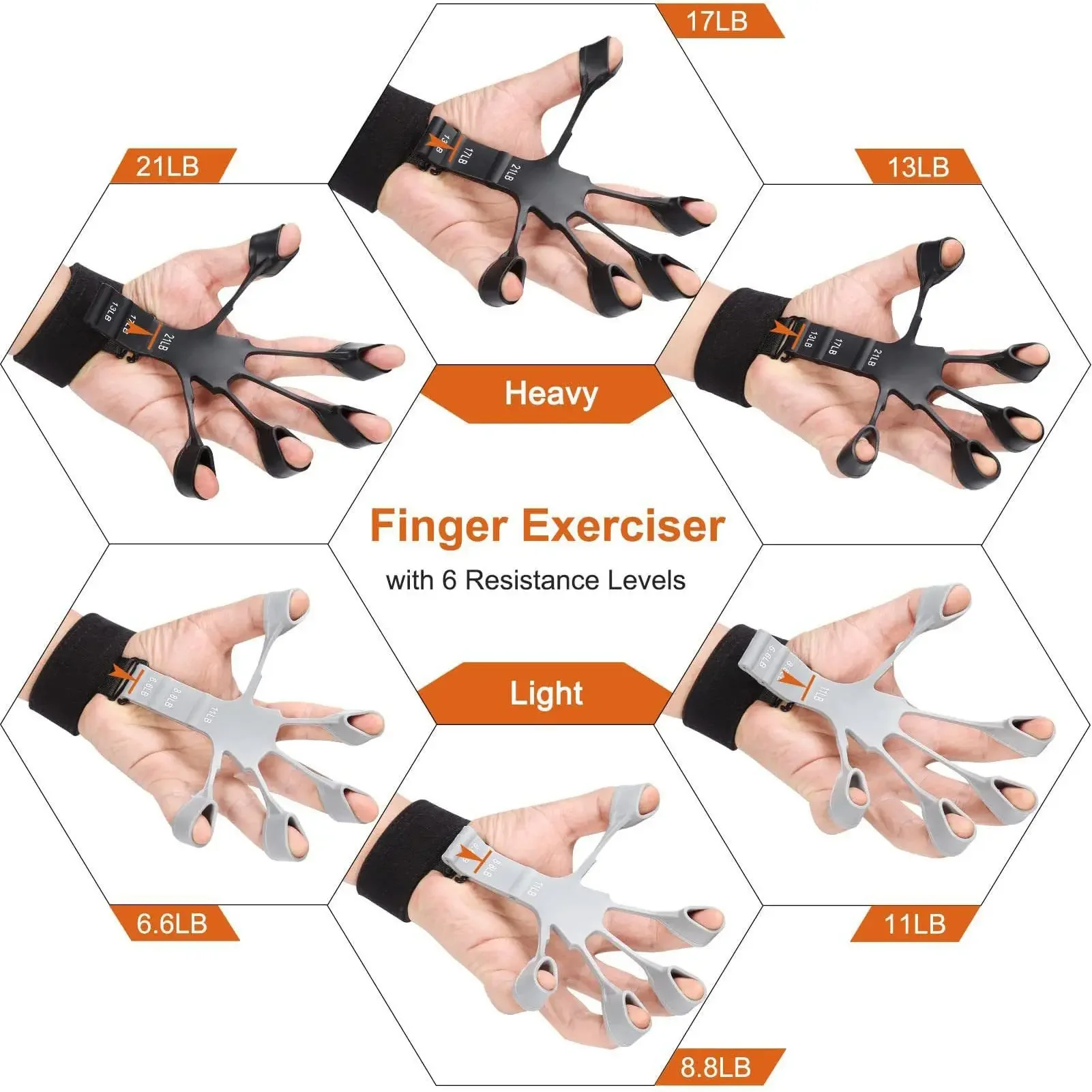2025 New Elastic Finger Gripper - Flex Gripster Hand Strengthener