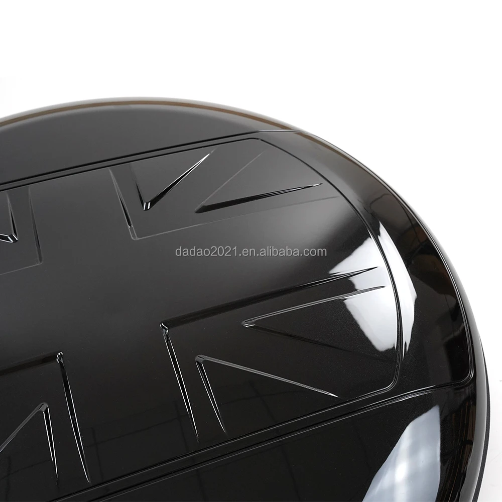 New Design Gloss Black Spare Wheel Cover for Defender 2020 + Plastic ...
