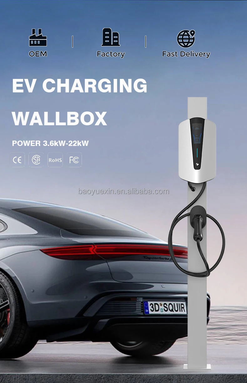 Evse Electric Car Charging Station 22kw Ev Charger Electric Vehicle Charger 5m 16a Ev Charging ...