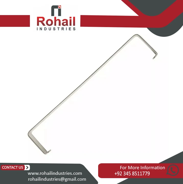 Stainless Steel Lane Retractor Double Ended Holding Back Tissues ...