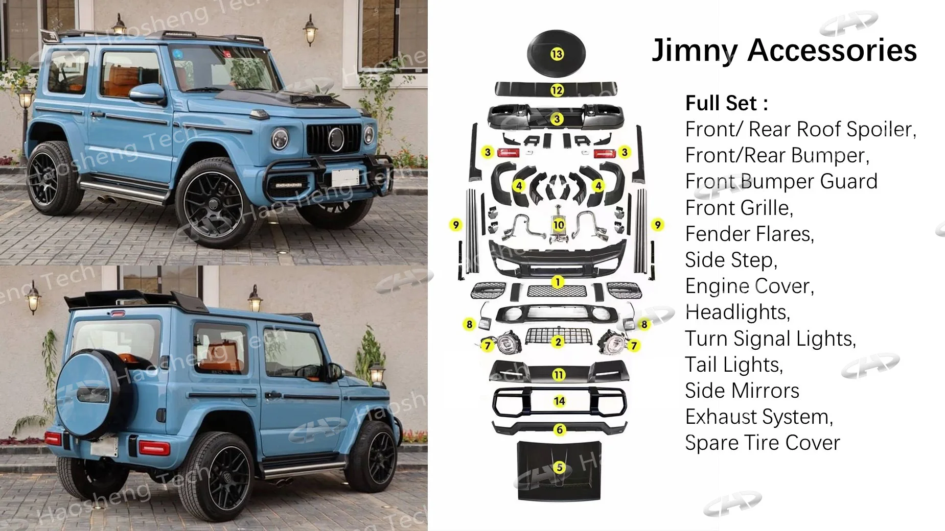Suzuki Jimny Body Kits - Upgrade to G63 Style Accessories