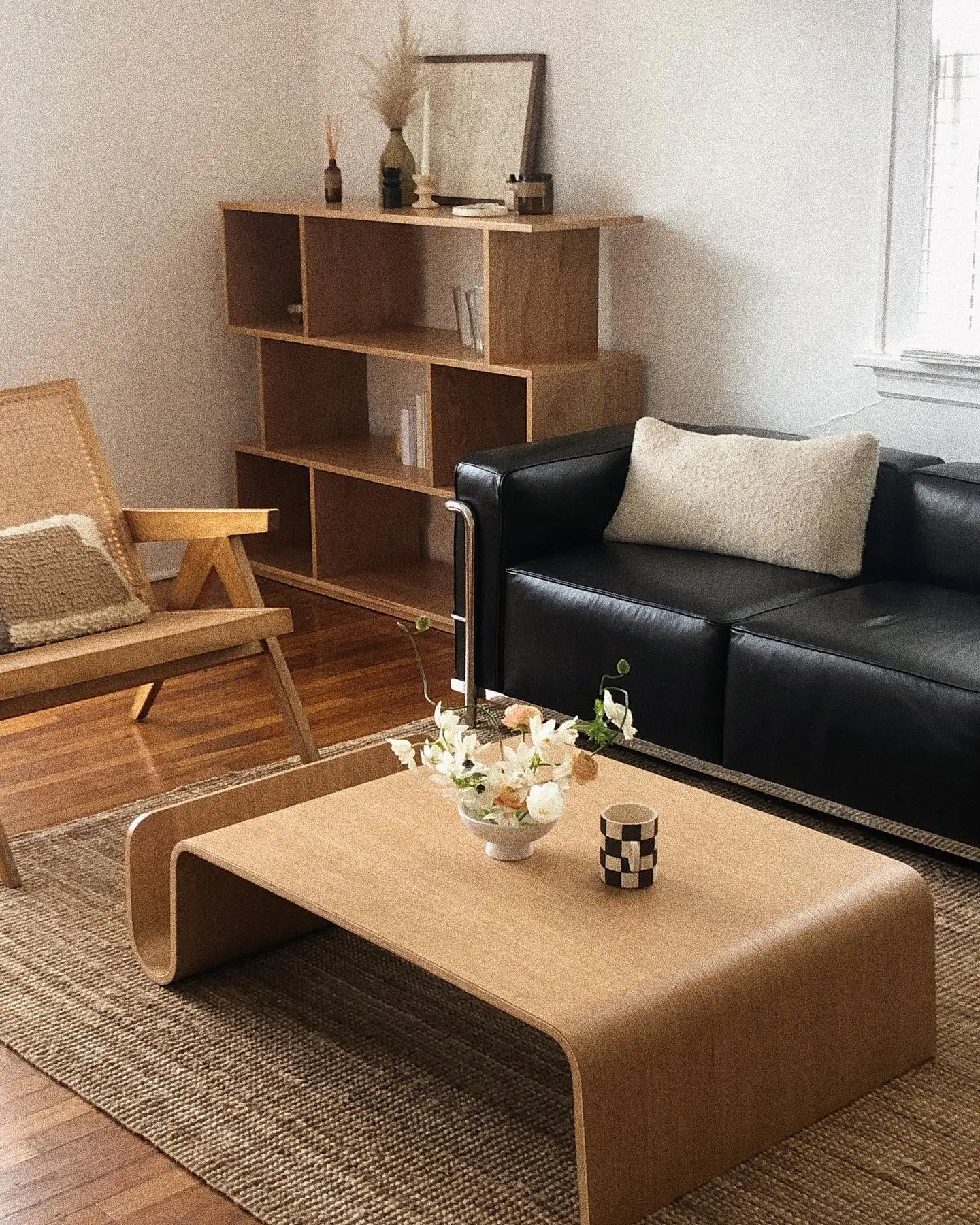 Natural Wood Storage Stand Cabinet & Console For Living Room Home ...