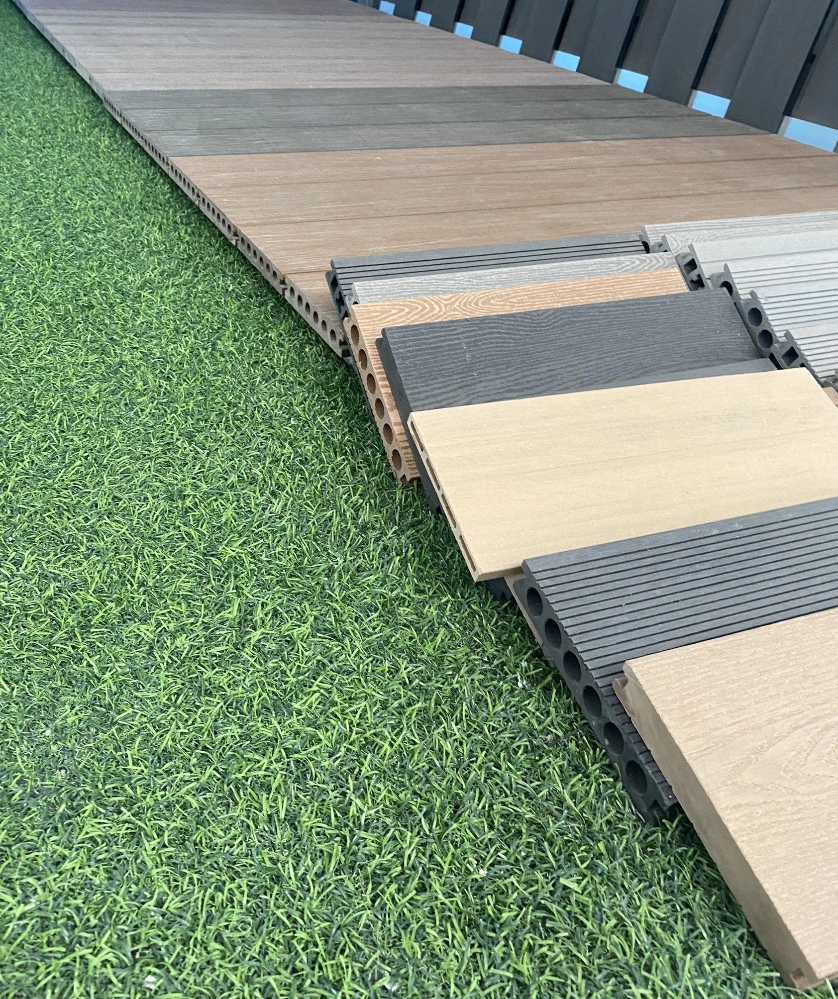 Modern Design 3D Decorative WPC Composite Deck Wood Plastic Flooring ...