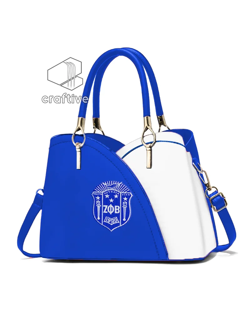 Zeta Phi Beta Tote Bag - Elegant Embroidery & Vintage Charm