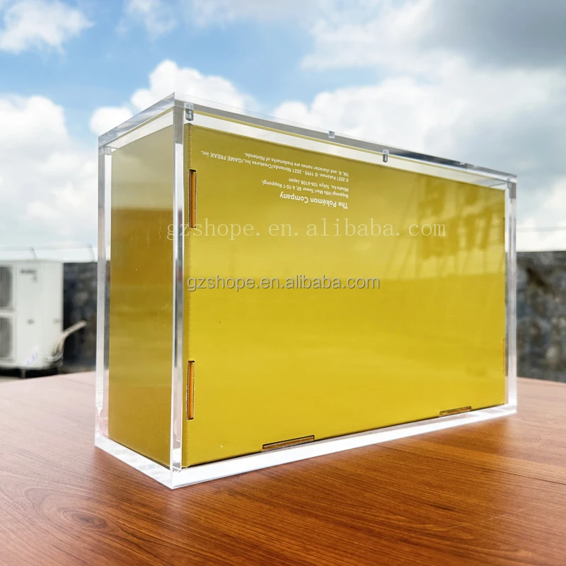 Shp Heavy Duty Pokemon 25th Anniversary Gold Box Acrylic Display Case ...