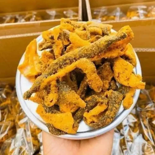 Vietnamese Fish Skin - Crispy Fried Sea Fish with Salted Egg