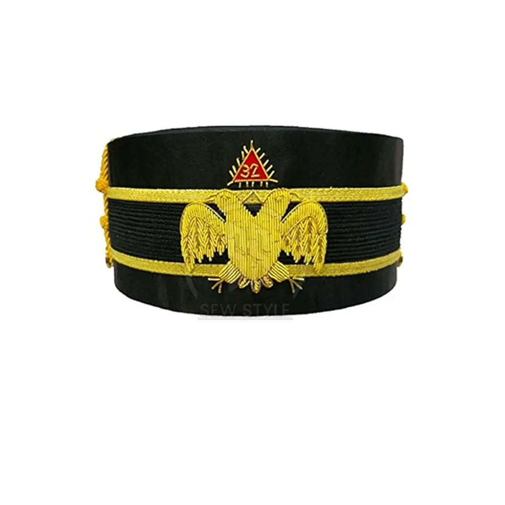 Oem Masonic Regalia Crowns Hats Wholesale Officer Hat With Embroidery ...