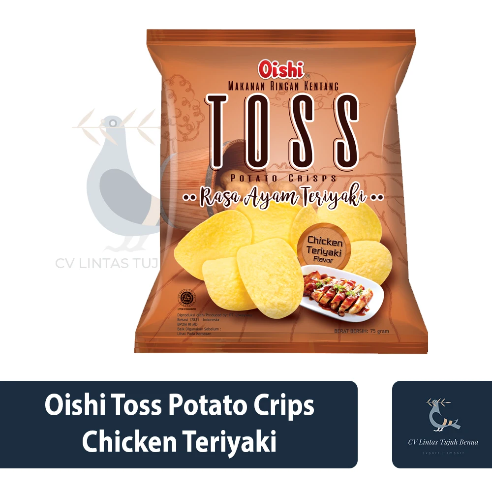 Wholesale Oishi Toss Potato Crisp 75gr Chicken Teriyaki Flavor Crispy ...