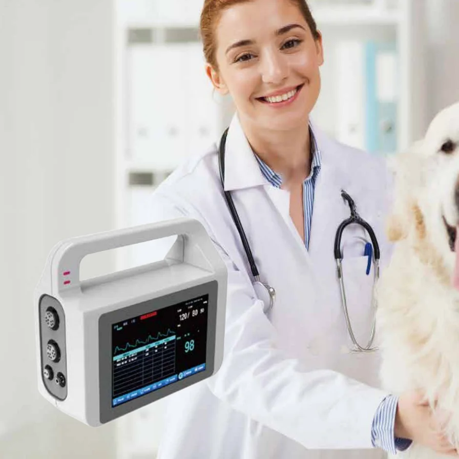 VE5 Veterinary Vital Signs Monitor - Animal Care Instrument