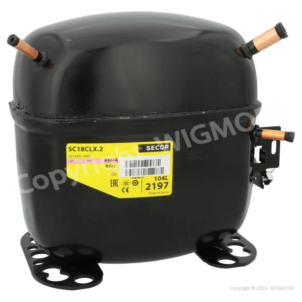 Secop Compressor SC18CLX.2 with strarting device HST 104L2197 R404a/507 ...