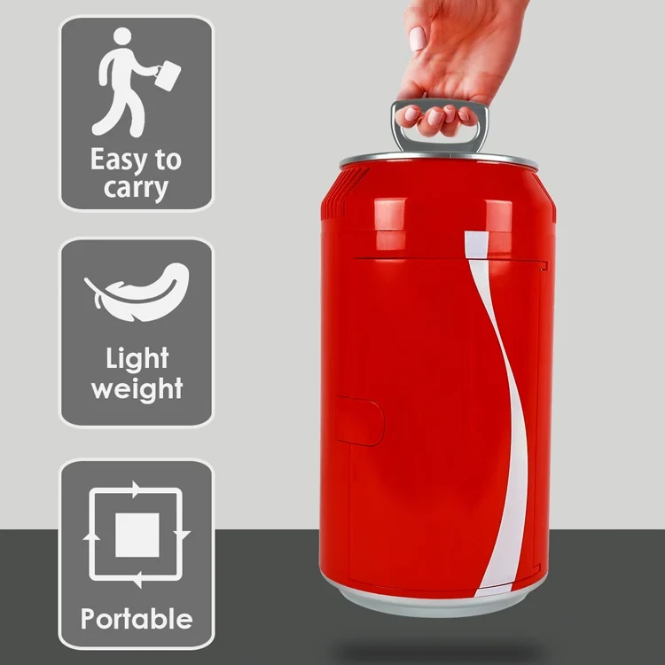 11 Liter Mini Fridge Can Shaped Refrigerator - Generic Brand