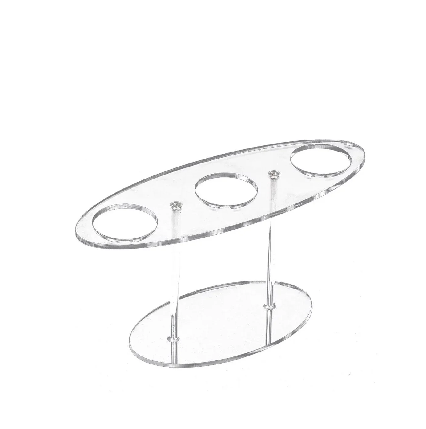 Modern Design Acrylic Ice Cream Cone Holder Transparent Acrylic Stand ...