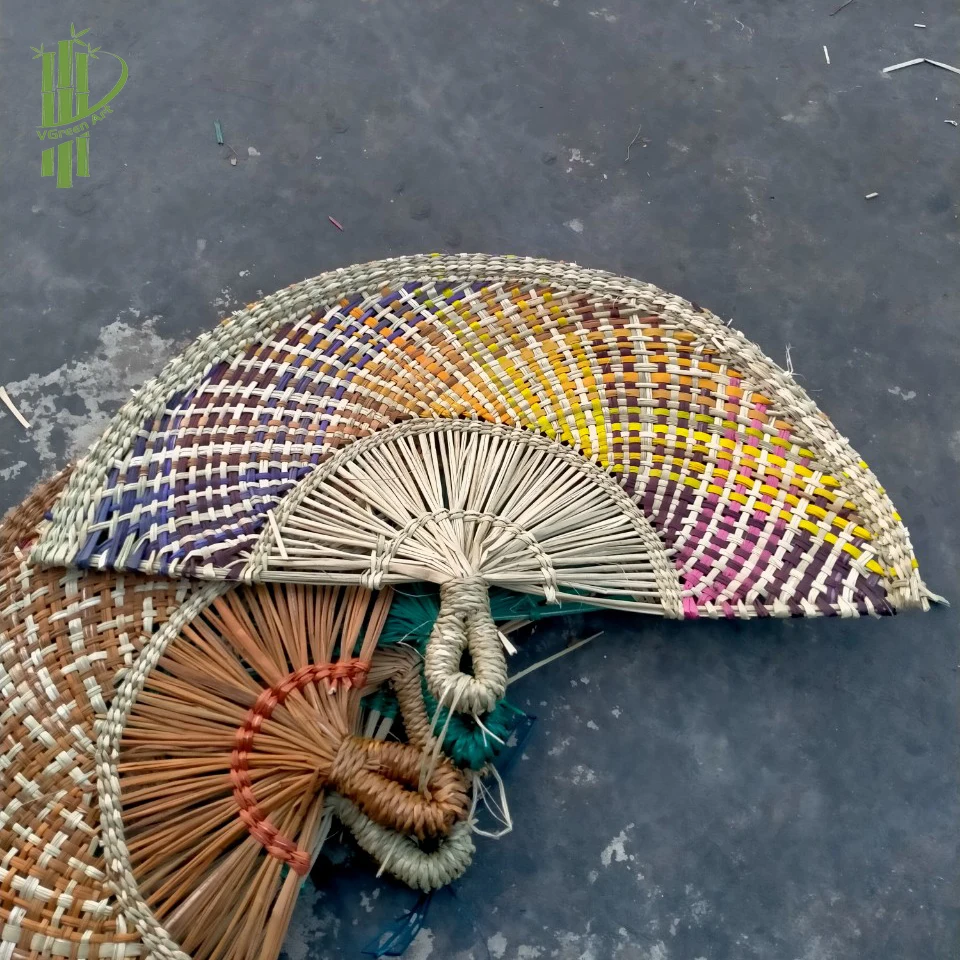 Summer Best Selling Fan Hand Fan Handmade Knitting Making by Factory ...