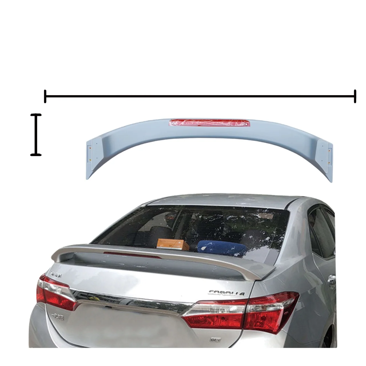 Toyota Corolla Spoiler Auto Rear Clip Spoiler Wing Spoiler for Toyota ...