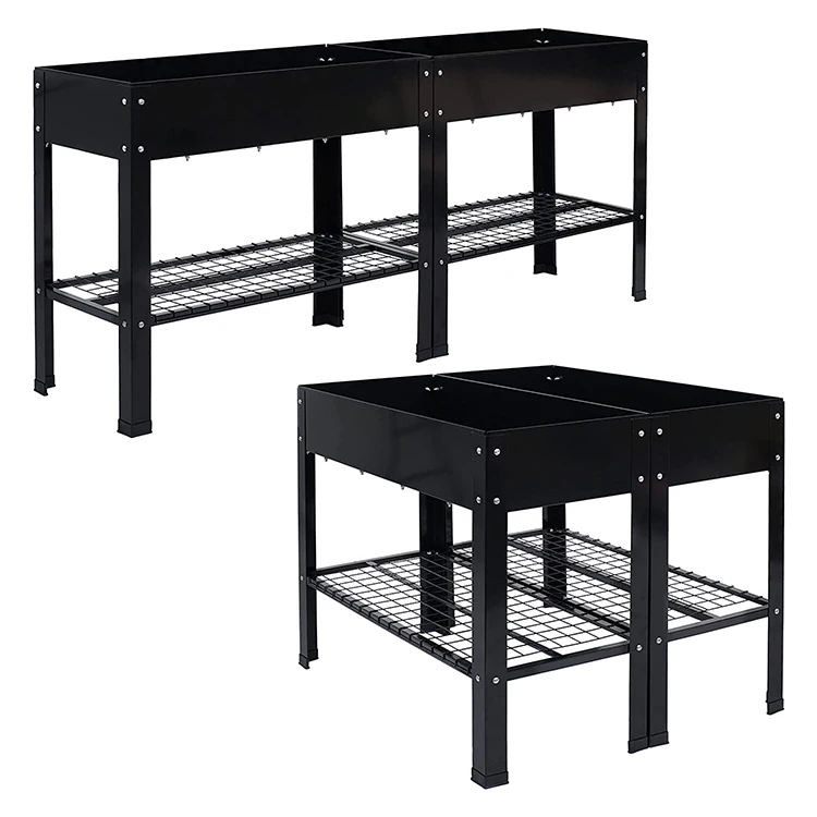 Jh-mech Raised Garden Bed For Vegetable Herbs Potted Plants Flowers ...