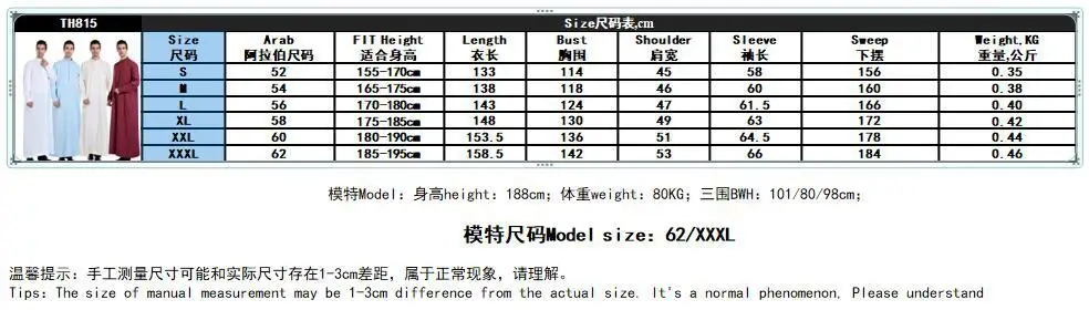 Wholesale Muslim Fashion Saudi Arabia Men Clothing Jubba Thobe Musulman ...