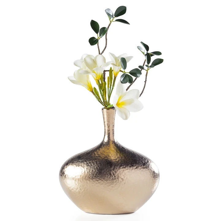 Exclusive Surahi Shape Handmade Cast Aluminum Flower Vase With Antique ...