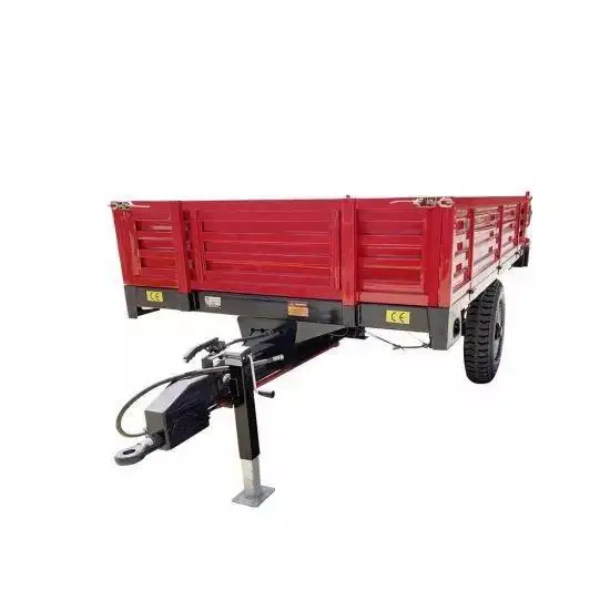 Landbouwtrekker Hydraulische Tipping Trailer 20 Ton Boerderij Dump ...